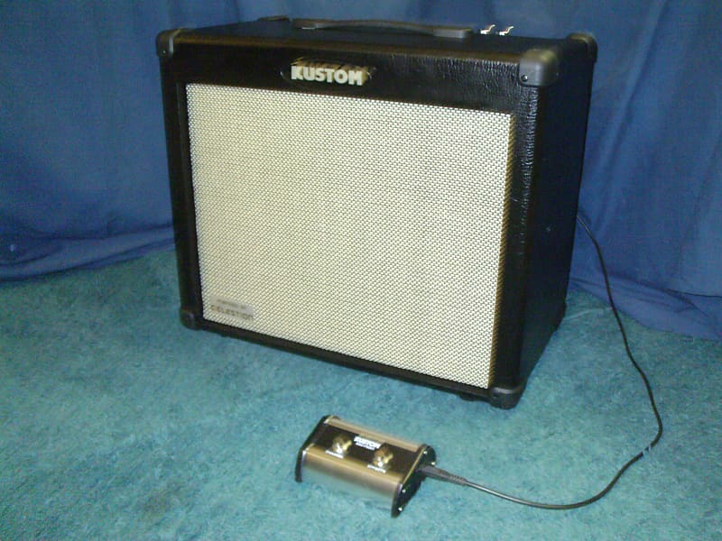 Kustom quad 65 DFX amplifier w/Kustom KAC-FS201 foot pedal & | Reverb