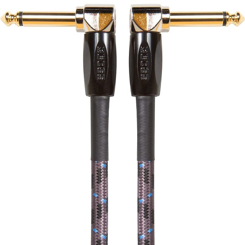 BOSS Instrument Cables - TS Male Right Angle 1/4" to Same, | Reverb