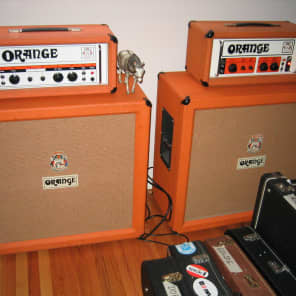 ORANGE OR-120 Graphics Amp 1972 Half Stack | Reverb