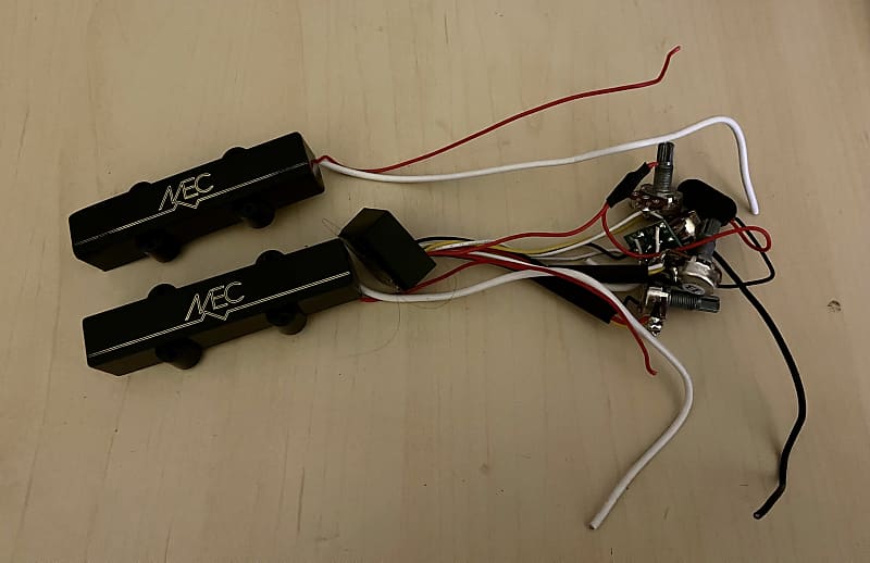 Warwick MEC Jazz style pickups and 2 band preamp from | Reverb