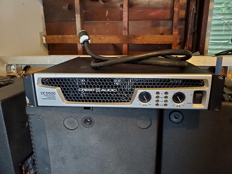 Crest Audio CC5500 2-channel power amp | Reverb
