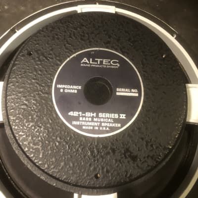 Altec Lansing 421-8H 80s - White | Reverb