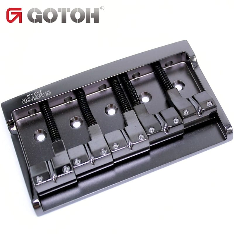 NEW Gotoh S510B-5 5-String Bass Bridge Steel Base Plate, | Reverb