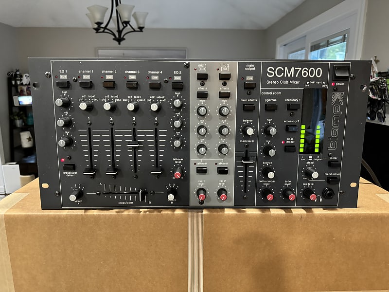BIAMP SCM7600 STEREO CLUB DJ MIXER SCM 7600 MADE IN USA | Reverb