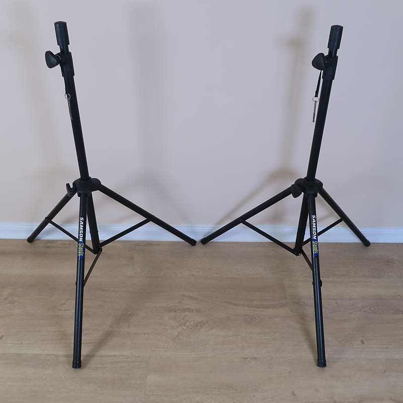 Samson 2 x PA Stands Black Fits Yamaha Stage Pas Systems and | Reverb