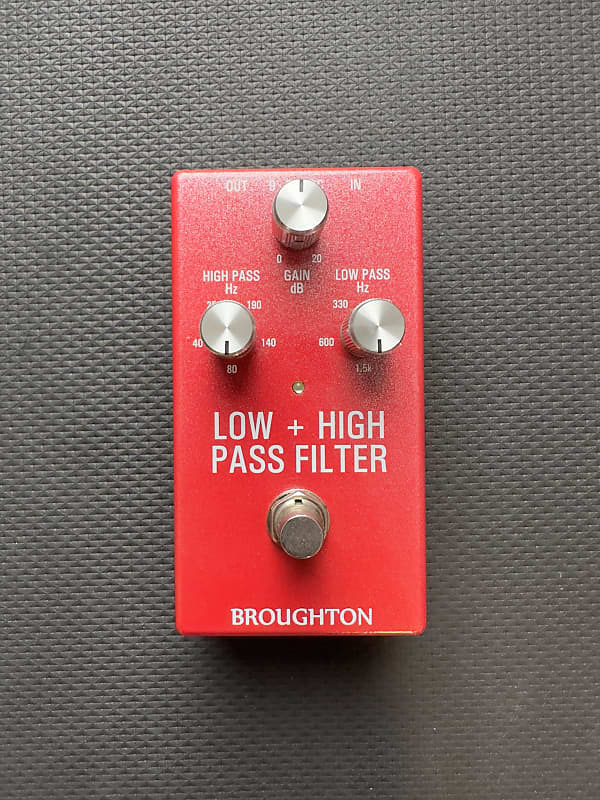 Broughton Audio Low Pass Filter High Pass Filter Reverb