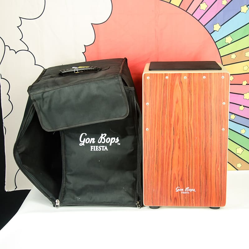 Used Gon Bops Fiesta Cajon w/ Gig Bag | Reverb