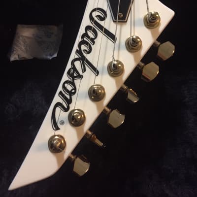 Jackson RR5 Randy Rhoads White Ivory With Black Pinstripes SD | Reverb