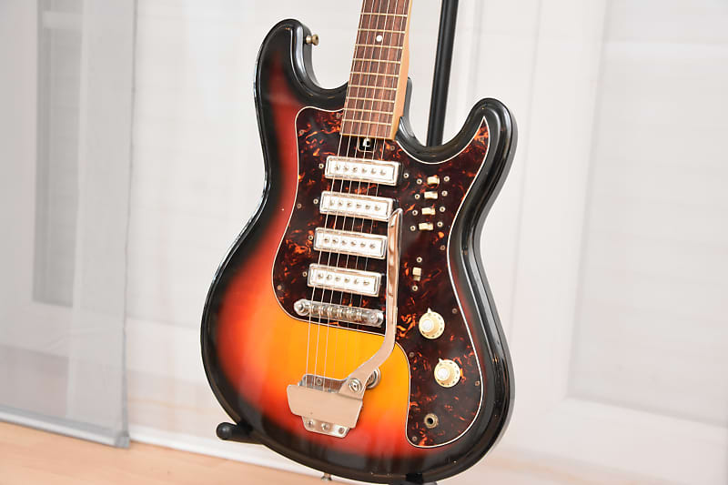 Teisco Hertiecaster – 1960s Vintage Japan Solidbody Guitar / | Reverb
