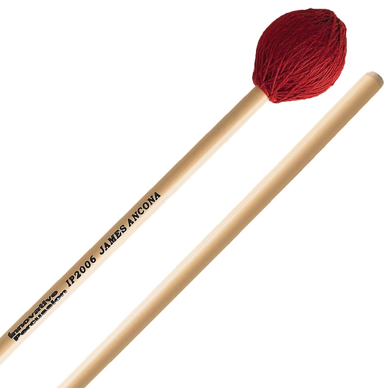 IP MEDIUM HARD VIBRAPHONE / MARIMBA MALLETS - RED CORD - | Reverb