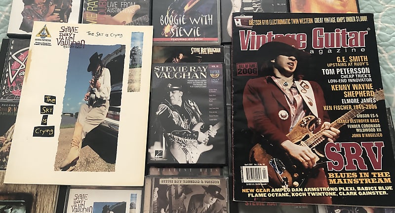 STEVIE RAY VAUGHAN SRV collection lot 21 CDs 7 DVDs & The Sky | Reverb