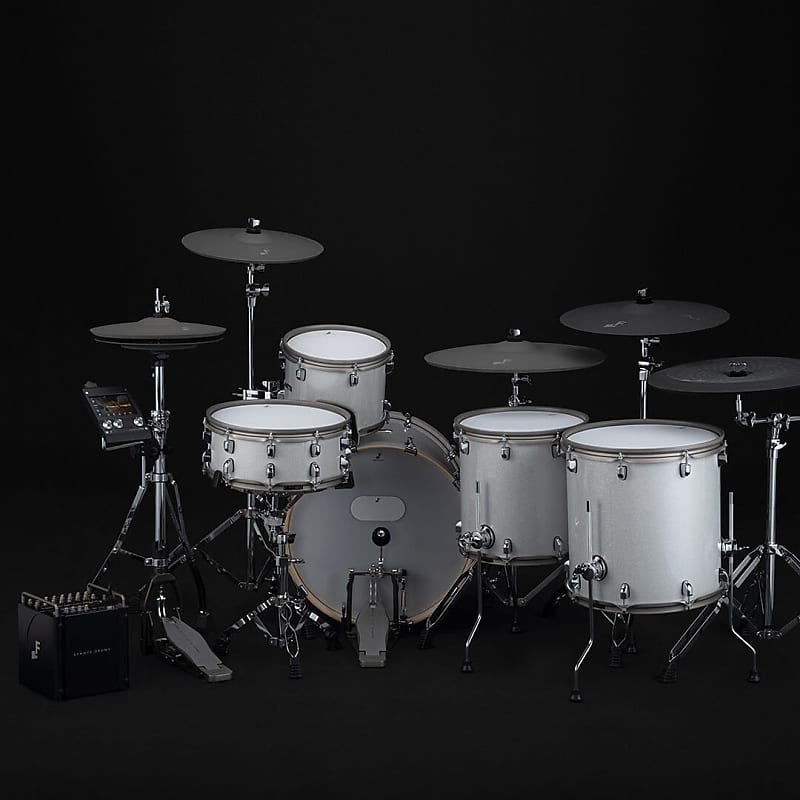 EFNOTE PRO 703 Power Electronic Drum Set White Sparkle | Reverb