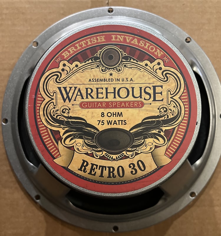 Warehouse Guitar Speakers Retro30 2022 - Sparkle silver | Reverb