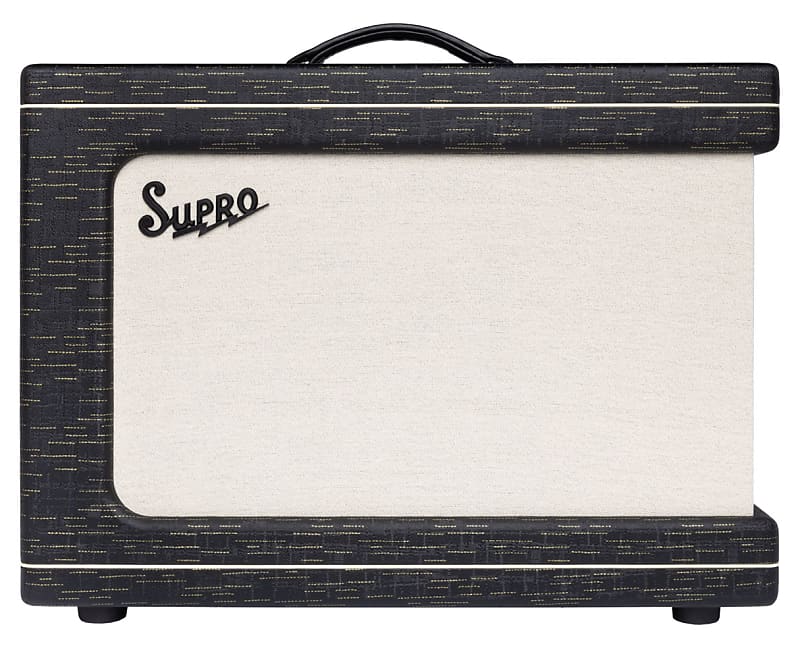 Supro Ambassador 2x10" 35/50-Watt Tube Combo Amp - Black Gold | Reverb