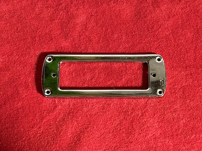 Unknown Vintage Single Guitar Pickup Mounting Ring - Chrome | Reverb