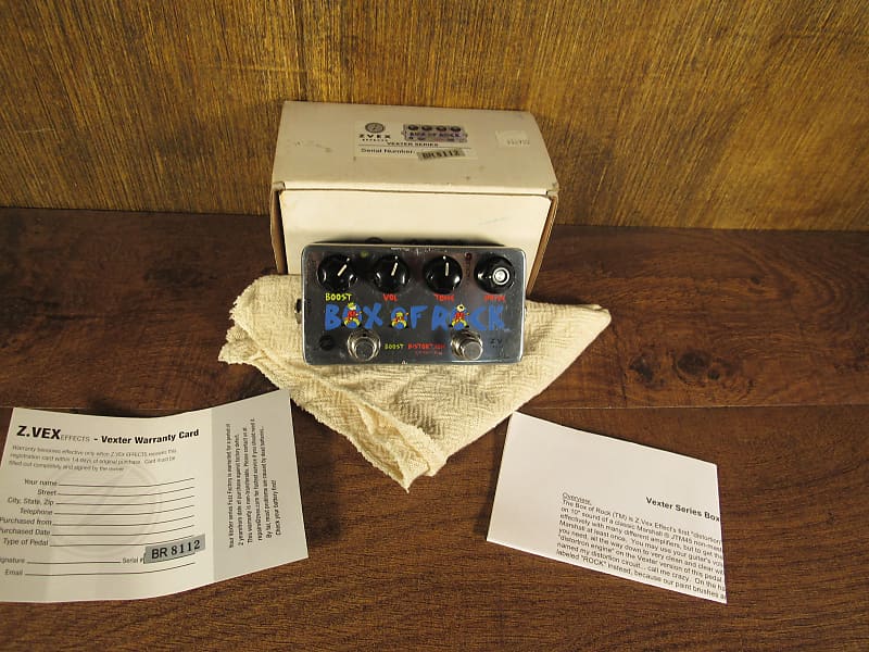 Zvex Effects Box Of Rock Distortion & Boost With Box | Reverb