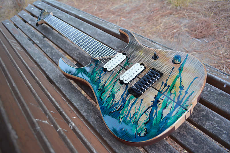 7 String Neck Through GF Guitars Ziel 2022 | Reverb Australia
