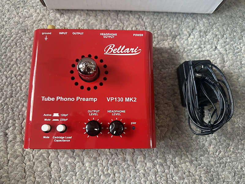Bellari VP130 Mk2 Tube Phono Preamplifier Red | Reverb
