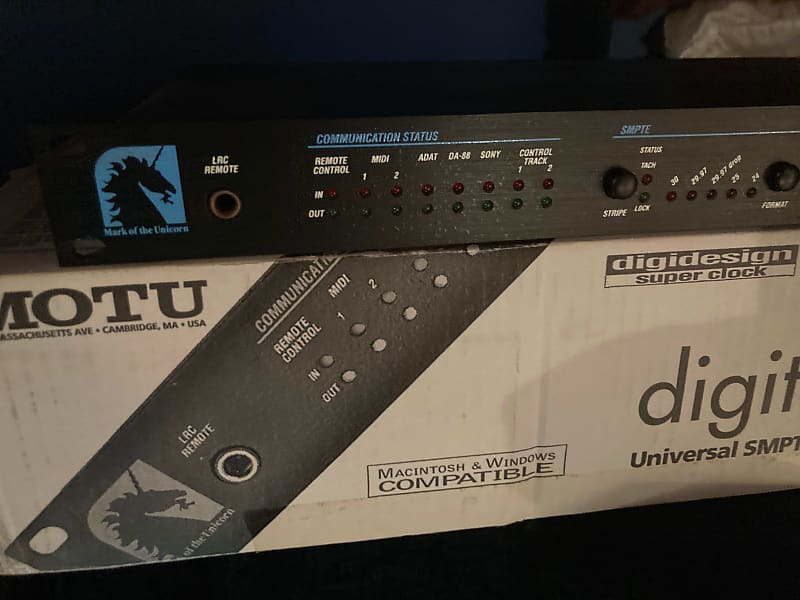 MOTU digital timepiece 1990's - Black | Reverb