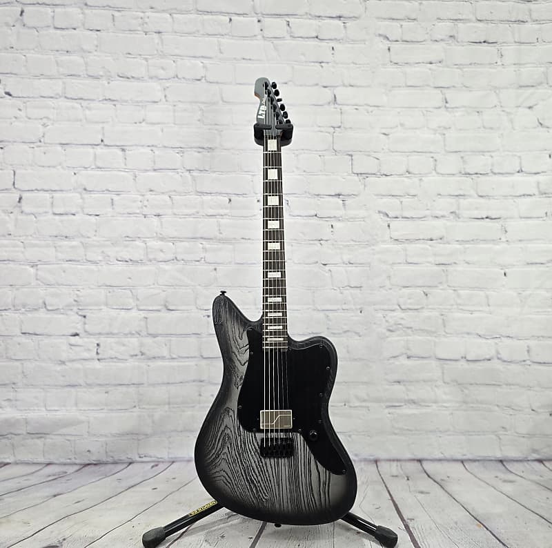 ESP LTD XJ-1 HT Baritone 6 String Electric Guitar Silver | Reverb