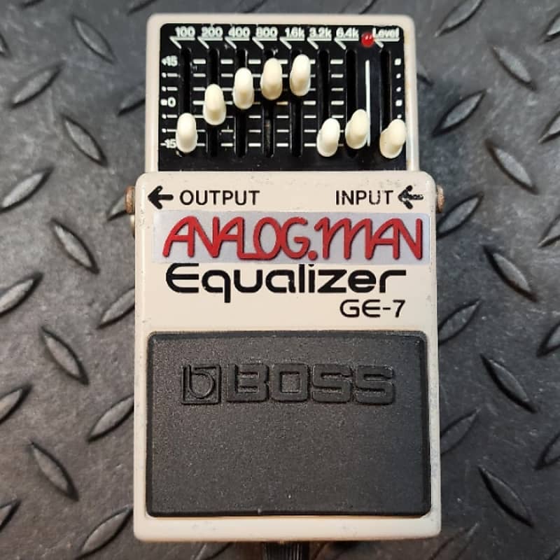 Analogman Boss GE-7 Graphic Equalizer Pro Mod EQ Taiwan Black | Reverb
