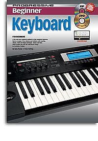 Progressive: Beginner Keyboard (Book/CD/DVD) | Reverb