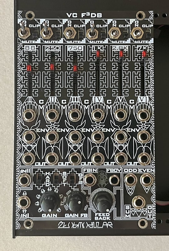 Zlob Modular VC F3DB Voltage Controlled Fixed Filter Feedback | Reverb