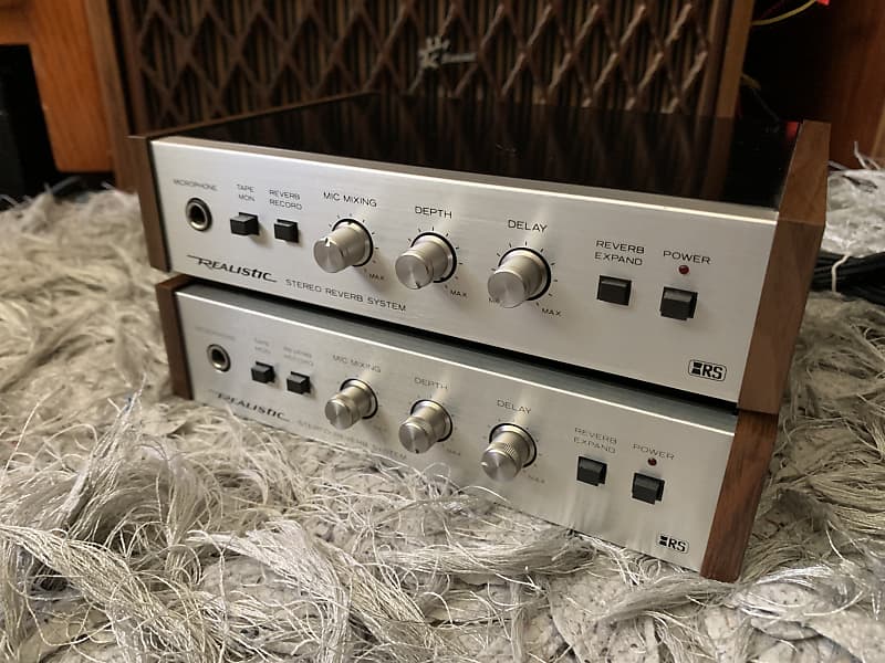 Realistic TWO analog stereo reverb/delay Model No. 42-2108 | Reverb