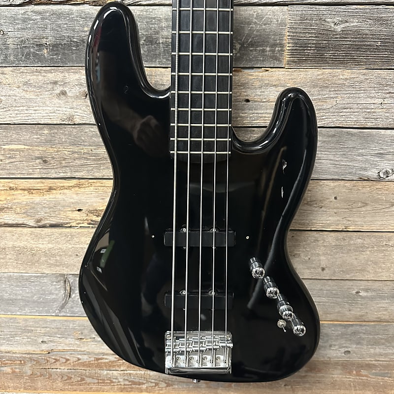 Fender Squier Deluxe Active Jazz Bass V 5 String Bass Guitar | Reverb