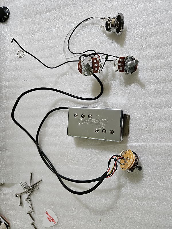 Squier Paranormal Esquire 2024 - wiring harness with pickup | Reverb