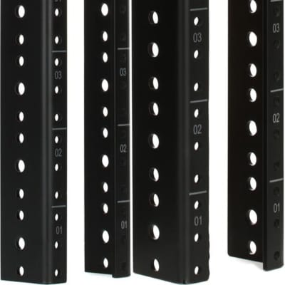 Gator GRW-RACKRAIL-12U Rack Rails - 12U Pair Bundle with | Reverb