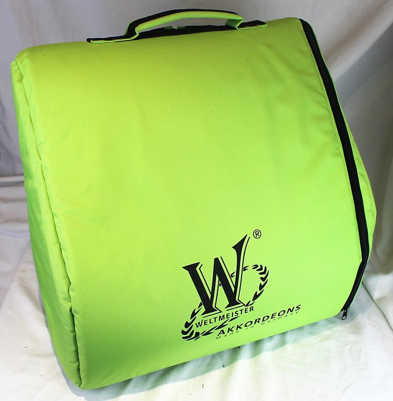 NEW Lime Green Weltmeister Soft Case Gig Bag for Accordion | Reverb