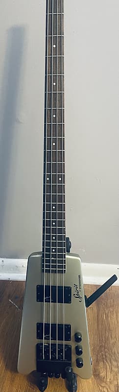 Steinberger Spirit Headless Bass 2011 - Silver | Reverb
