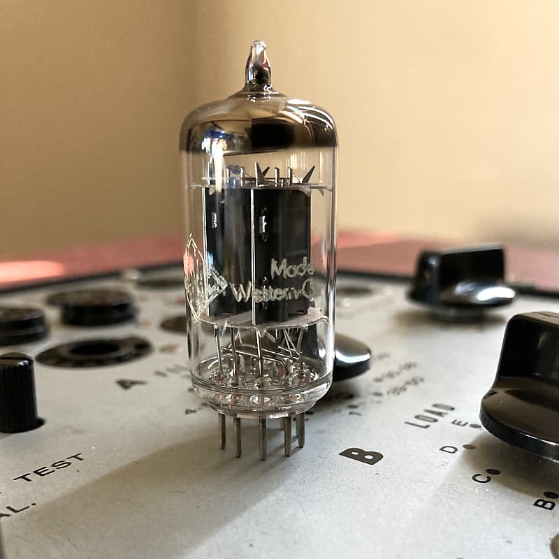 Telefunken Rib Plate 12AX7/ECC83 Tube - Diamond Bottom - West | Reverb