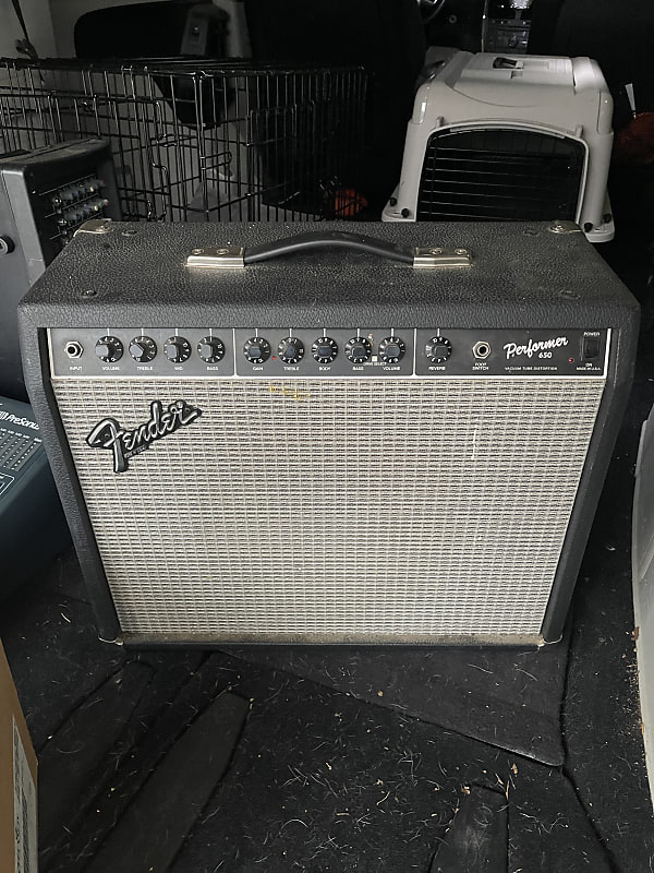 Fender Performer 650 1990's - Black / Silver | Reverb