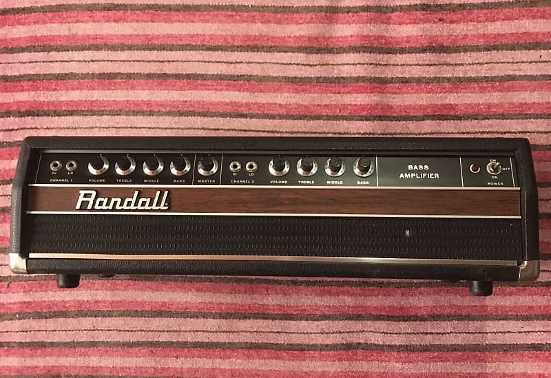 1970's Randall RB 90 Bass Guitar Head | Reverb
