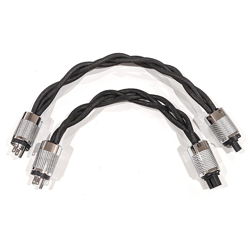 Audiophile Silver-Plated Copper US AC Power Cables IEC C7 C15 | Reverb