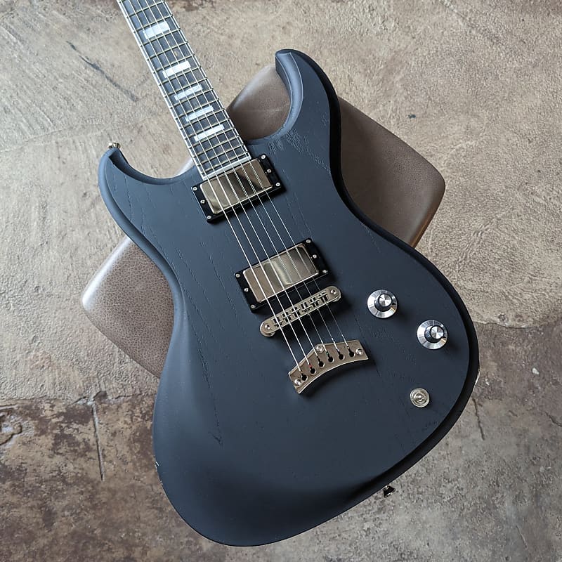 Dunable Guitars Gnarwhal Baritone USA, Swamp Ash Matte Black | Reverb
