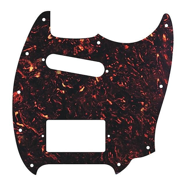 Custom mustang pickguard - 4Ply Brown Tortoise | Reverb