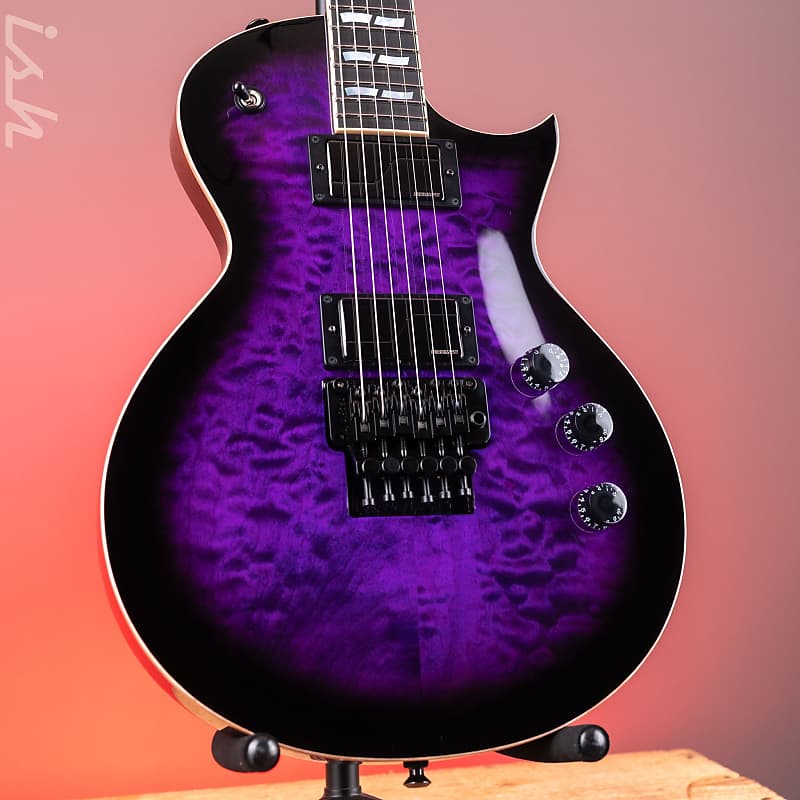 ESP USA Eclipse Dark Purple Sunburst | Reverb