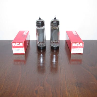 Twin Pair Baldwin 6BQ5/EL84 Black Plate Halo | Reverb