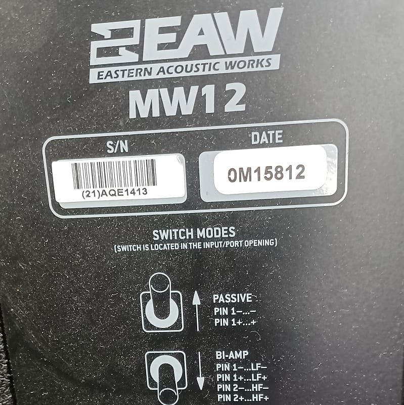 EAW MW12 Stage Monitor Enclosure Floor Monitor, 2-Way | Reverb