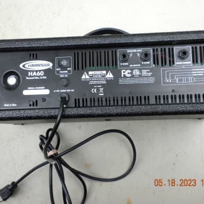 Harbinger HA60 60 Watt RMS 4 Ch. Powered Mixer, Digital | Reverb