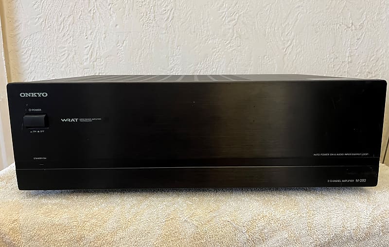 Onkyo M-282 2 Channel Power Amplifier- Tested Working | Reverb