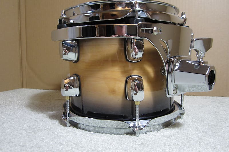 Pulse 8X7 Tom with Rims Mount Wood Black Burst | Reverb