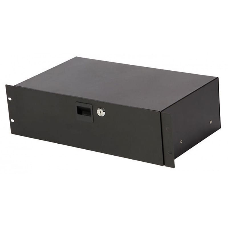 On-Stage Stands RDLS3000 3U Shallow Locking Rack Drawer | Reverb