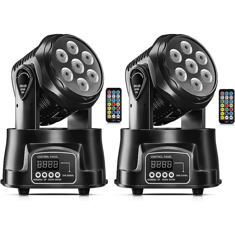 U`King Moving Head Light Rgbw Stage Lighting Dj Lights 7 X | Reverb