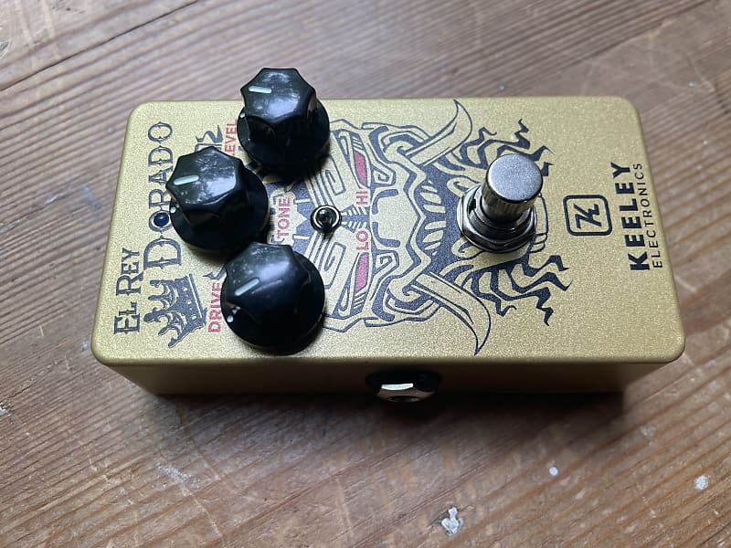 Keeley El Rey Dorado overdrive distortion guitar pedal number | Reverb