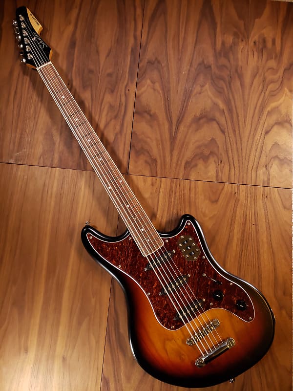 Schecter Hellcat-VI Offset 3-Tone Sunburst w/ Rosewood | Reverb