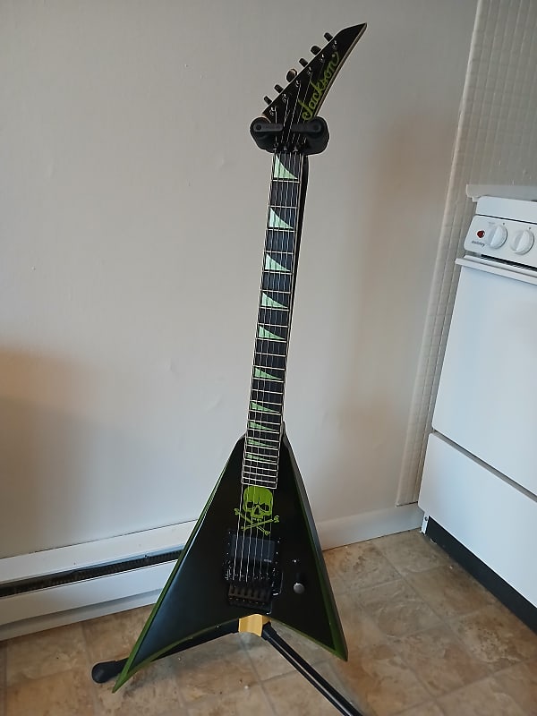Jackson Custom RR24 Rhoads - Alexi Laiho Signature "Greeny" - | Reverb
